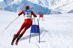 Jeu Slalom Ski Simulator à Jeux 123